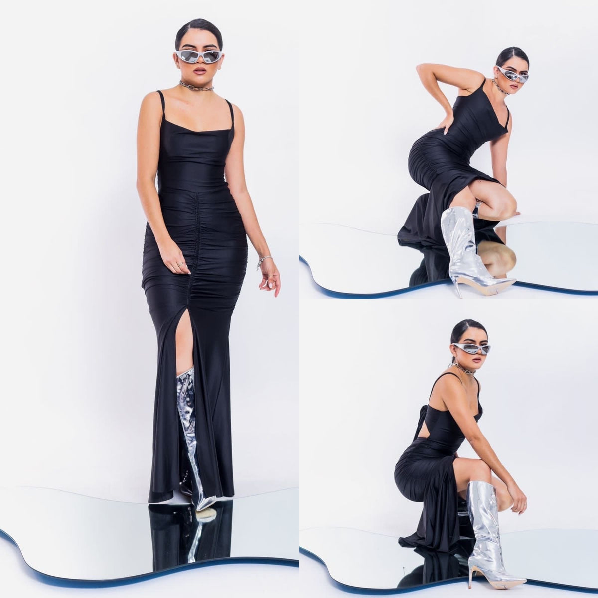 Vestido Negro Largo – Dayva