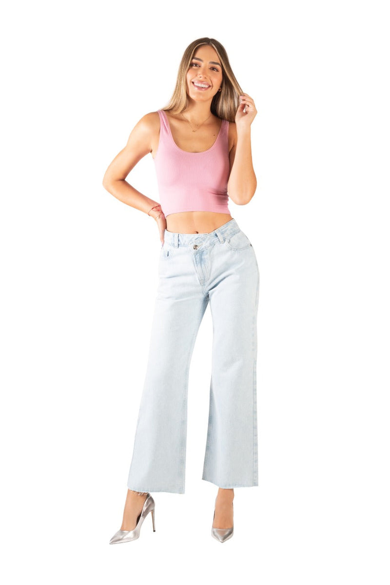 Wide Leg Botón – Dayva